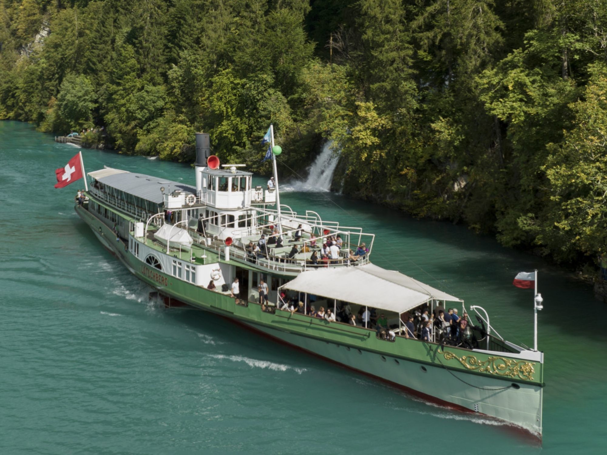 Interlaken Ost - Giessbach Falls Boat Ticket Lake Brienz | Switzerland ...
