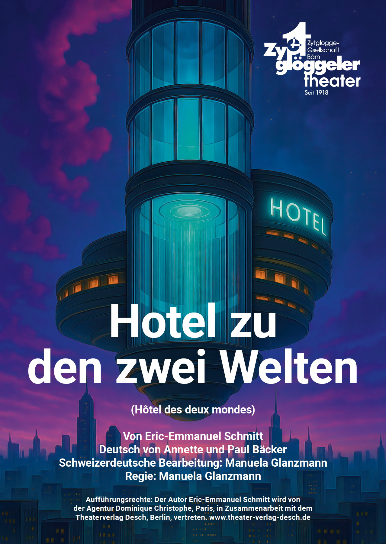 «Hotel zu den zwei Welten» von Eric-Emmanuel Schmitt - Regie Manu ...