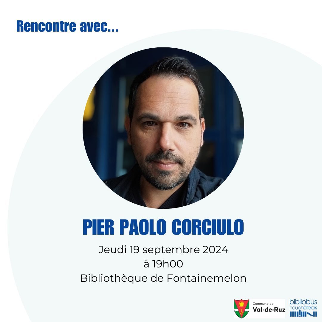 Rencontre avec... PIER PAOLO CORCIULO | هيئة السياحة السويسرية