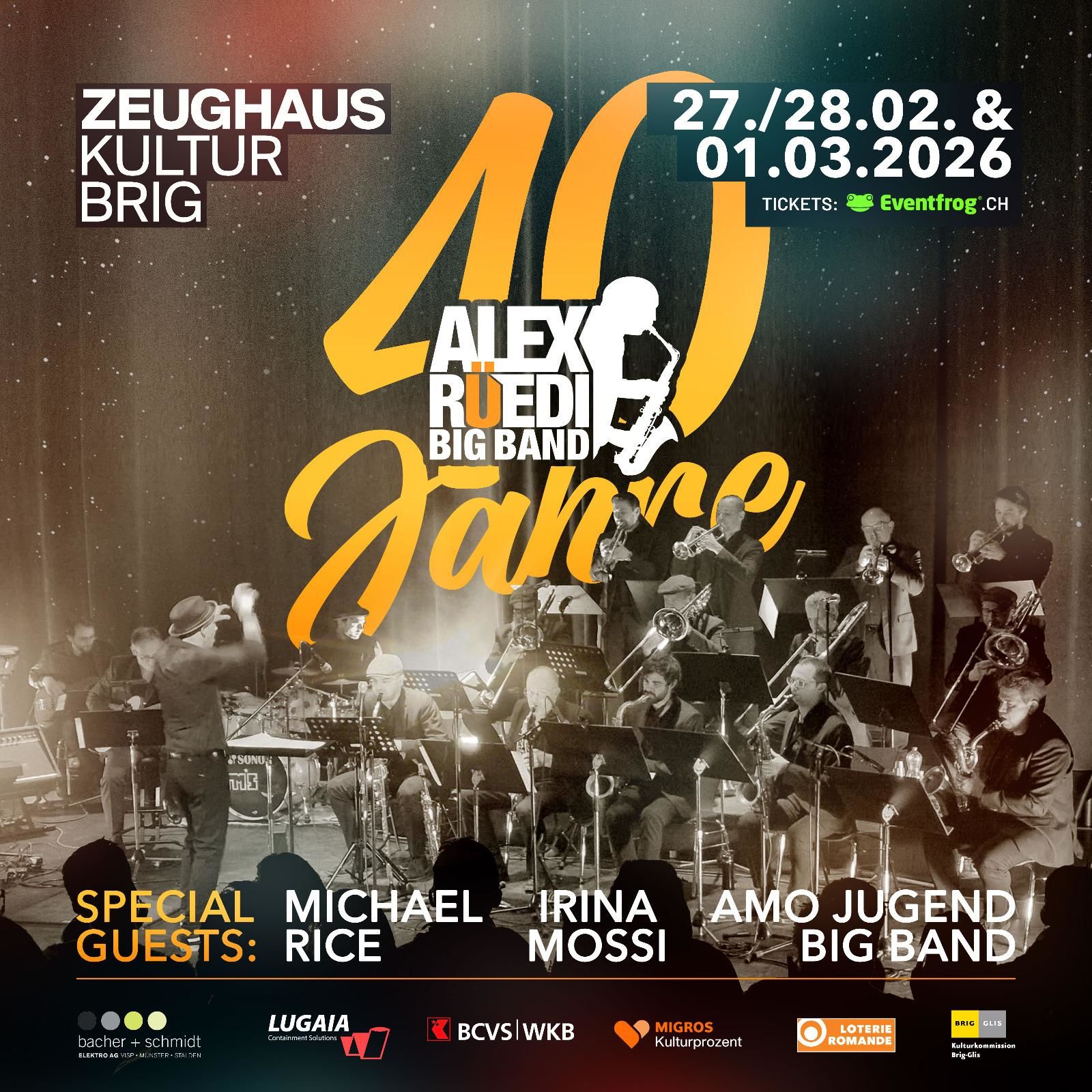 40 Jahre Alex Rüedi Big Band – Unterhaltungskonzert | Zwitserland Toerisme