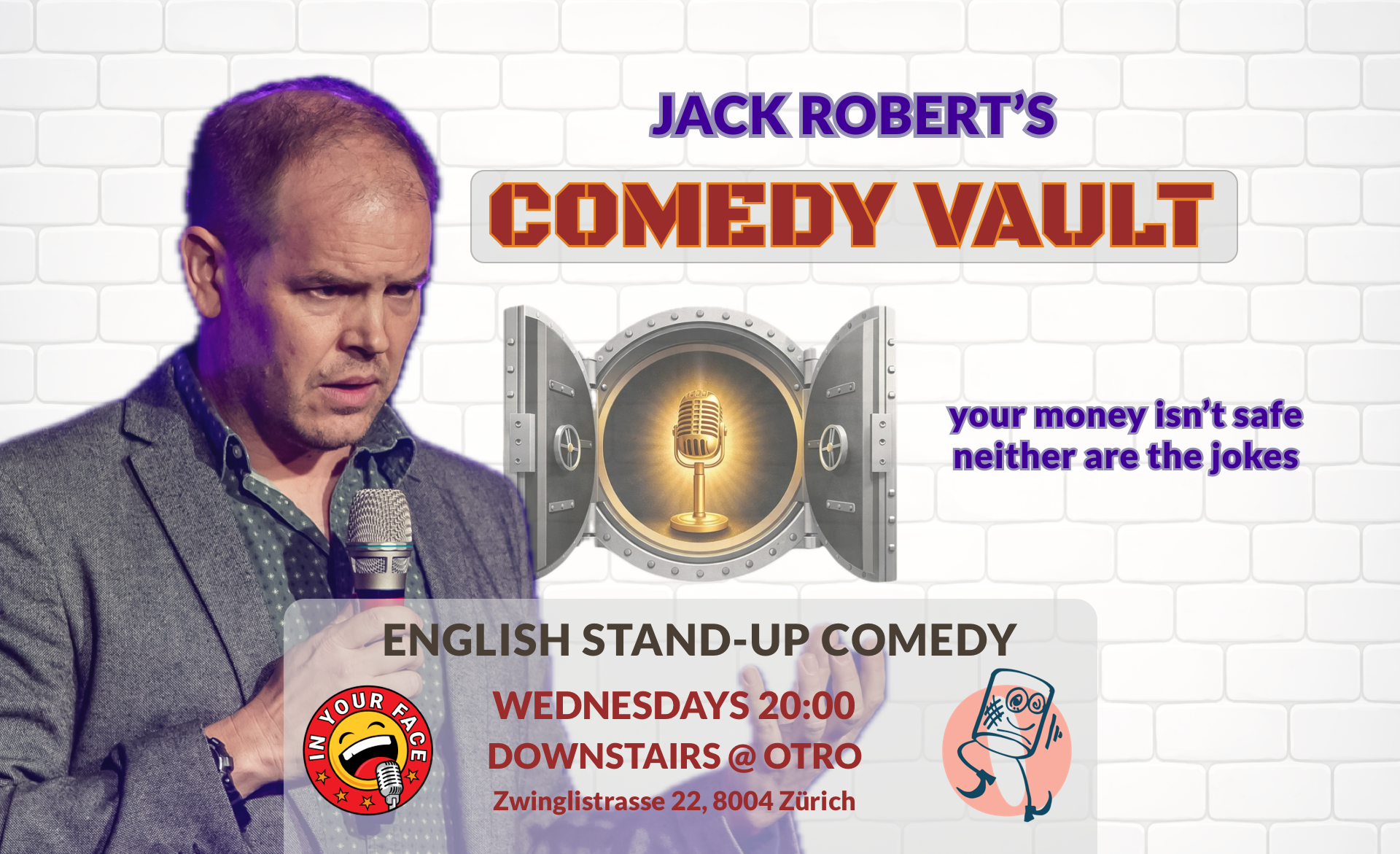 Jack Robert's Comedy Vault - English Stand-Up Comedy in Kreis 4 ...