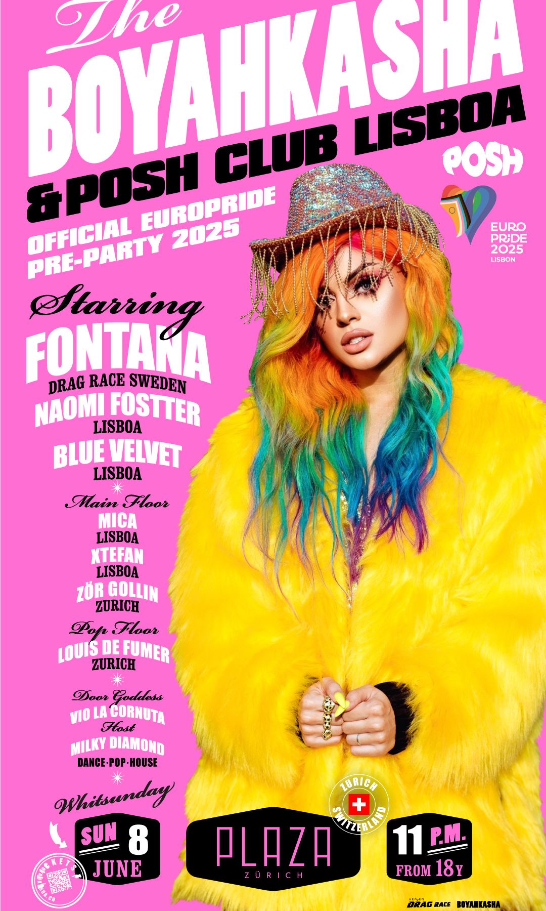 THE BOYAHKASHA! x POSH CLUB LISBOA OFFICIAL EUROPRIDE PRE-PARTY 2025 ...