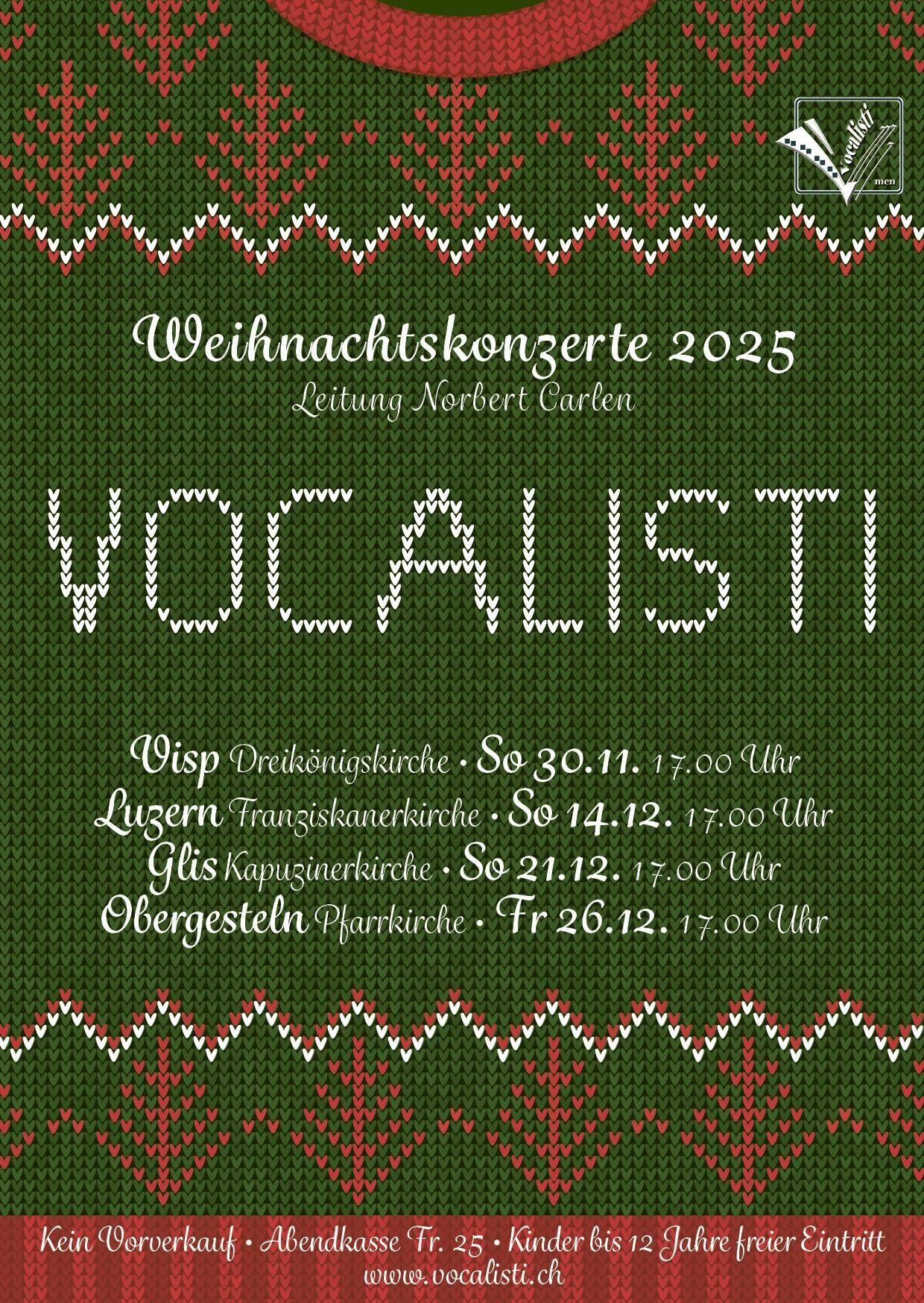 WEIHNACHTSKONZERT 2025 | Switzerland Tourism