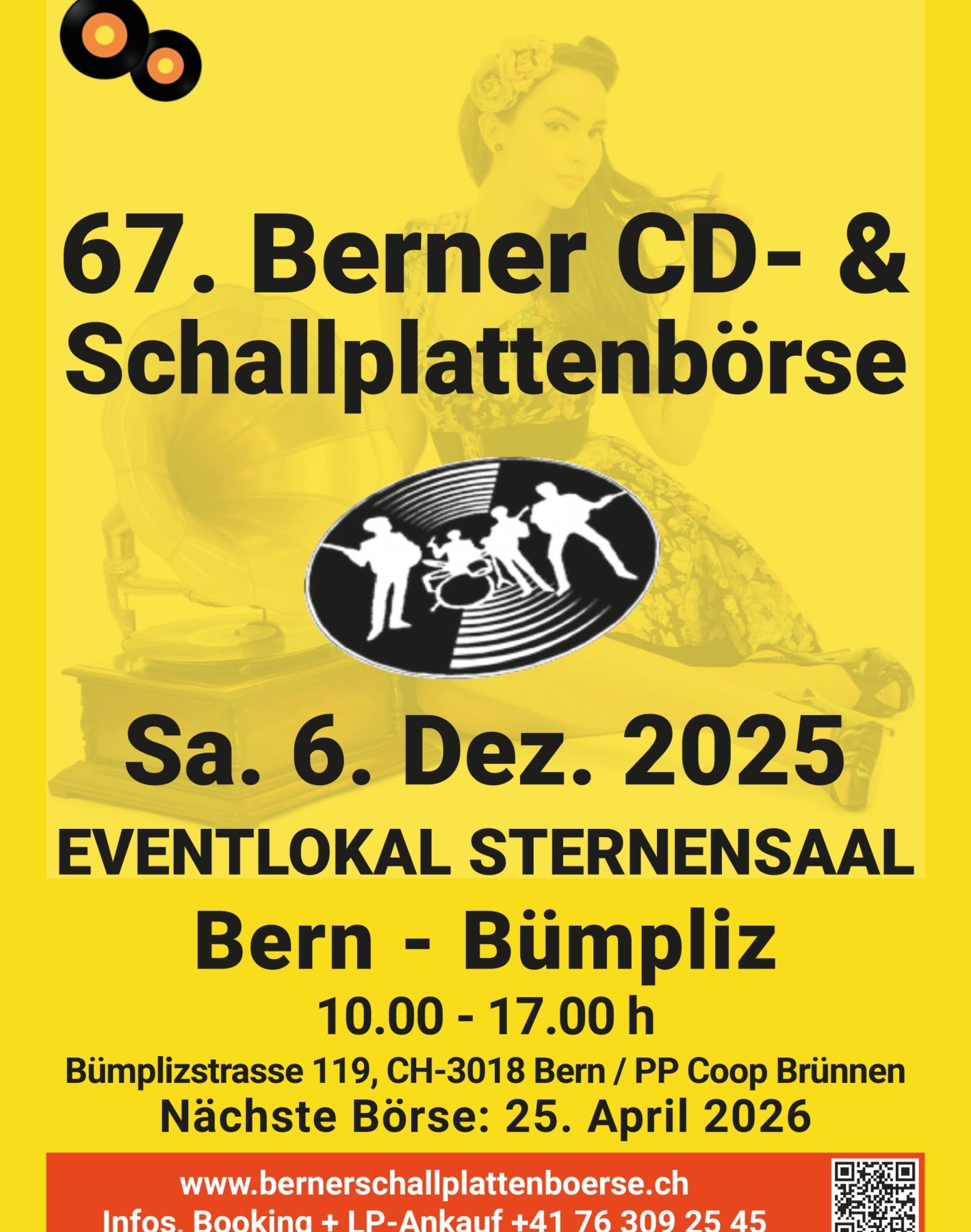 67. Berner Schallplatten & CD Börse | Suisse Tourisme