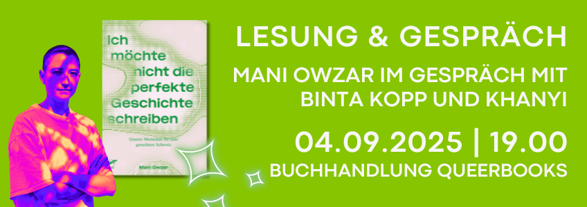 Lesung und Gespräch «Ich möchte nicht die perfekte Geschichte schreiben ...