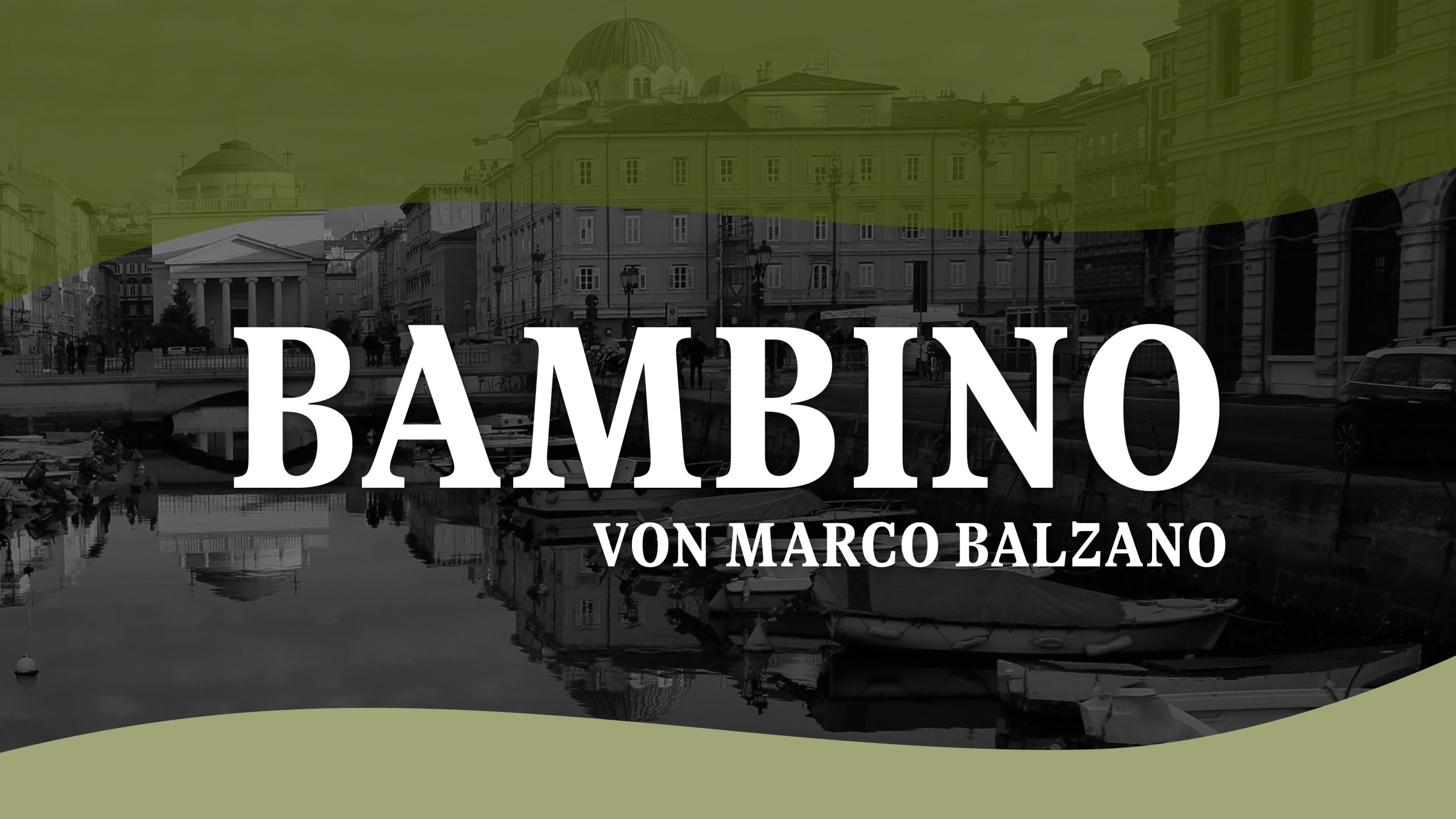 Lesung «Bambino» von Marco Balzano | 瑞士國家旅遊局