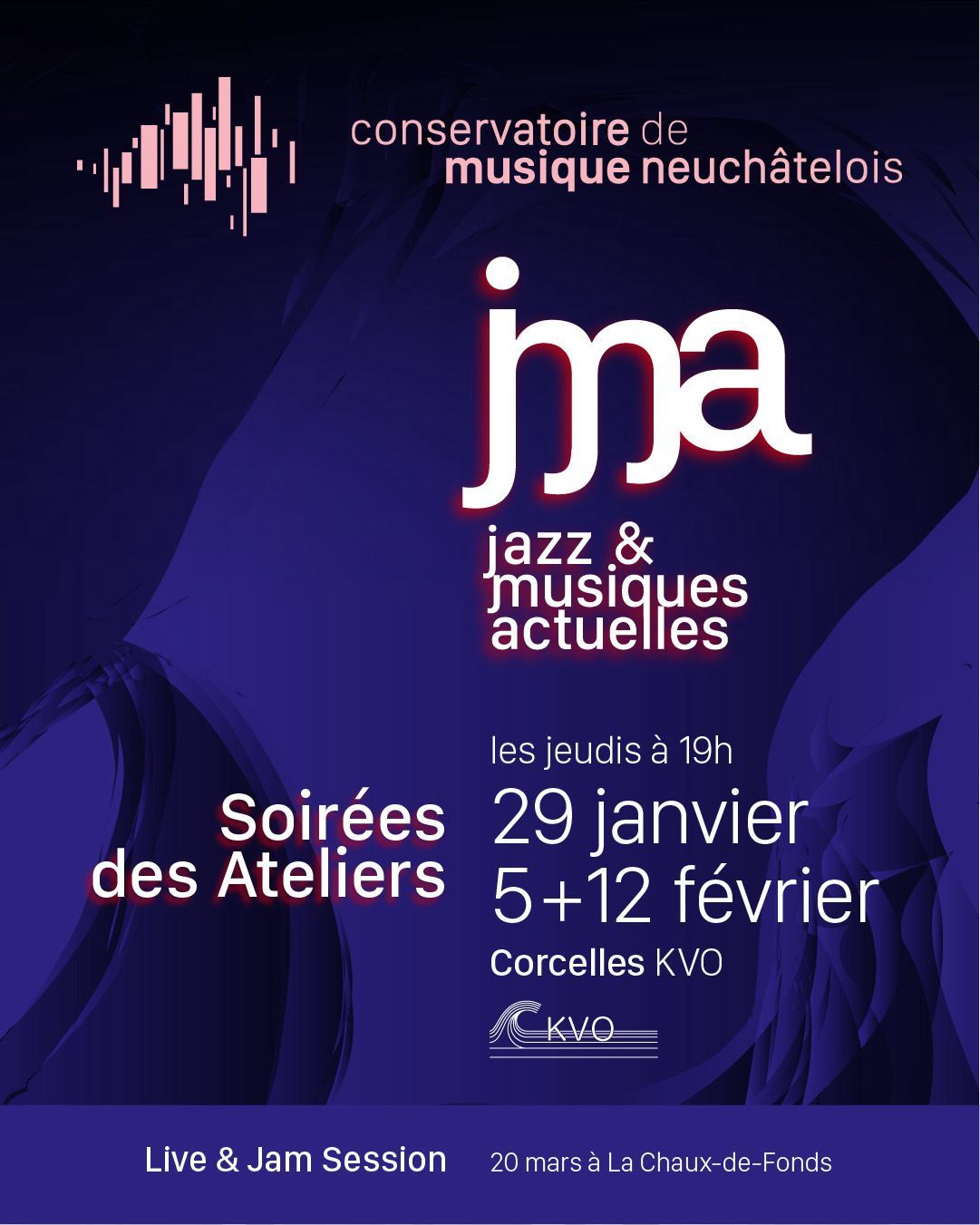 SOIRÉE DES ATELIERS JAZZ & MUSIQUES ACTUELLES - CMNE | Switzerland Tourism