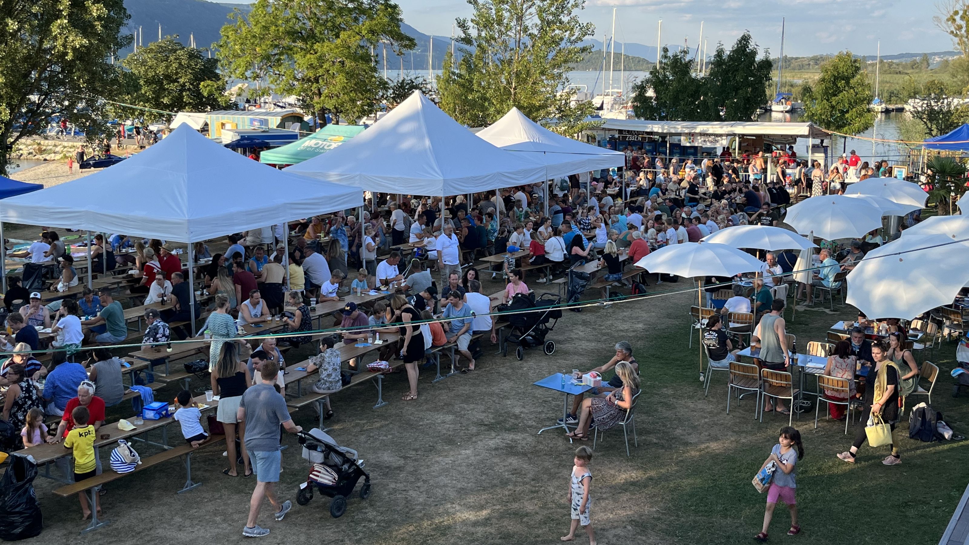 Beach festival & federal celebration Strandwiese Erlach | Switzerland ...