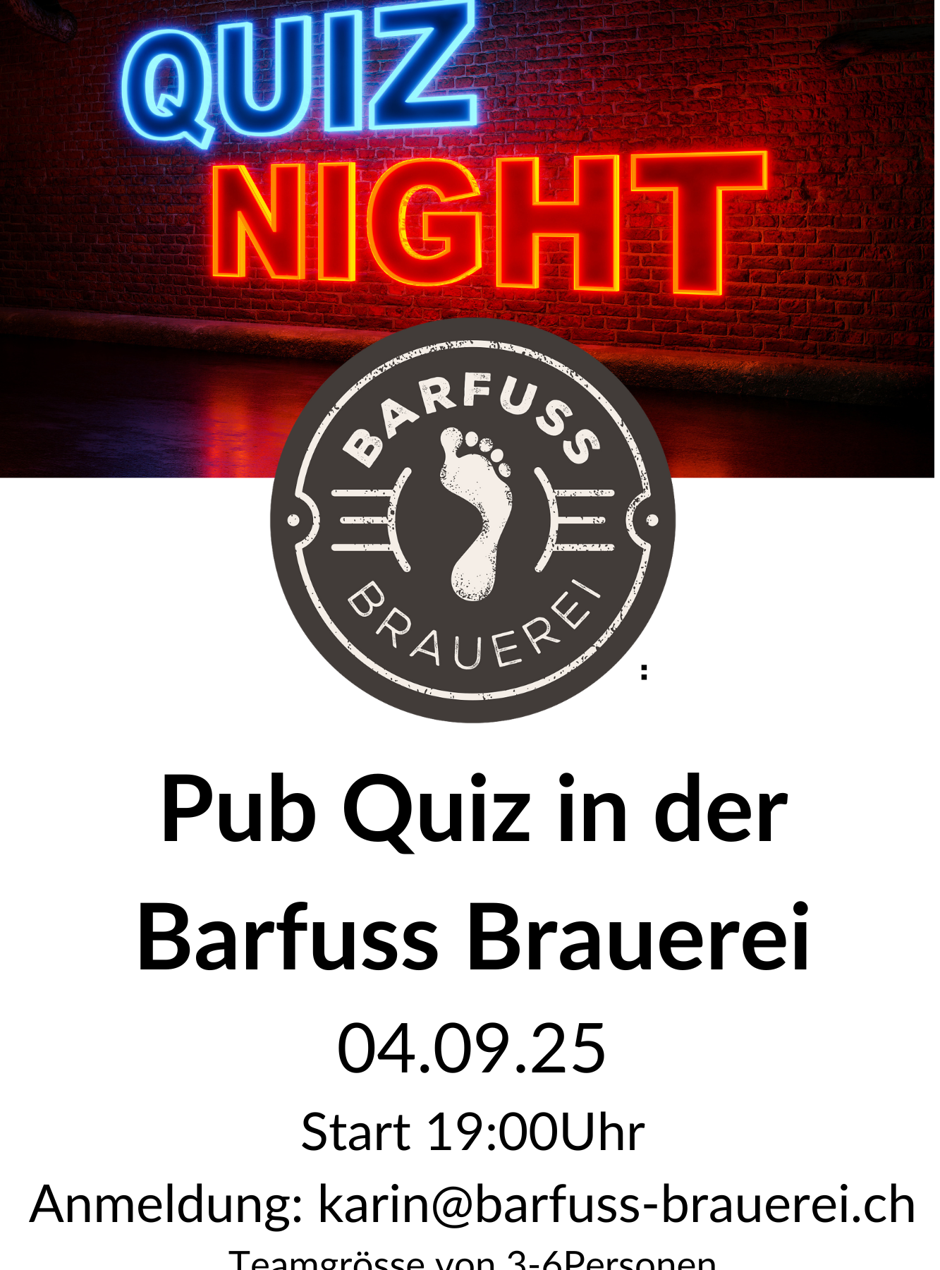Pubquiz in der Brauerei im September | Zwitserland Toerisme
