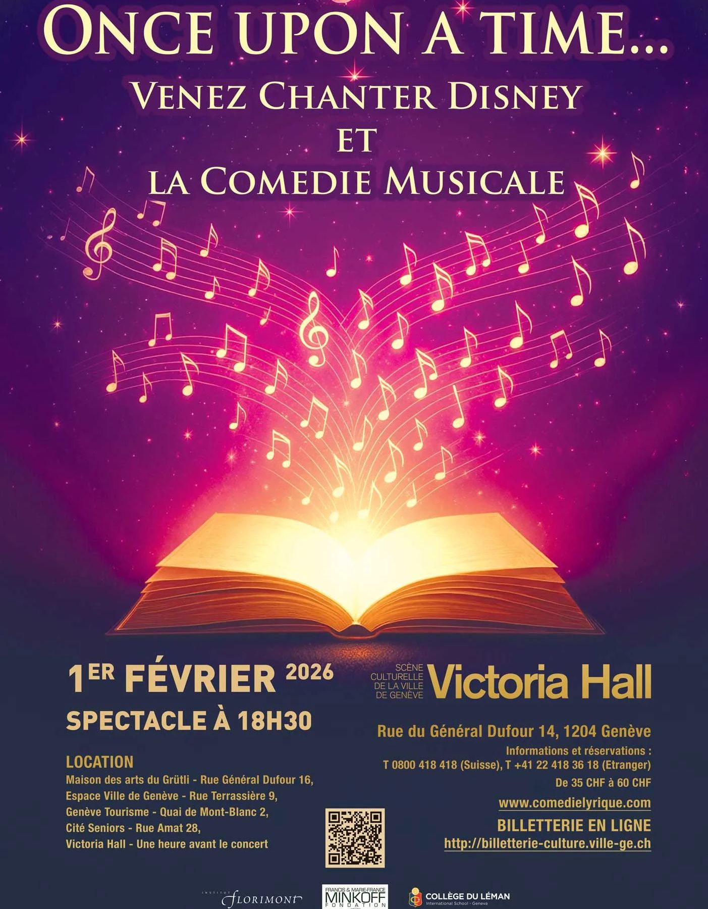 Once Upon a Time - Concerto familiare e interattivo alla Victoria Hall ...