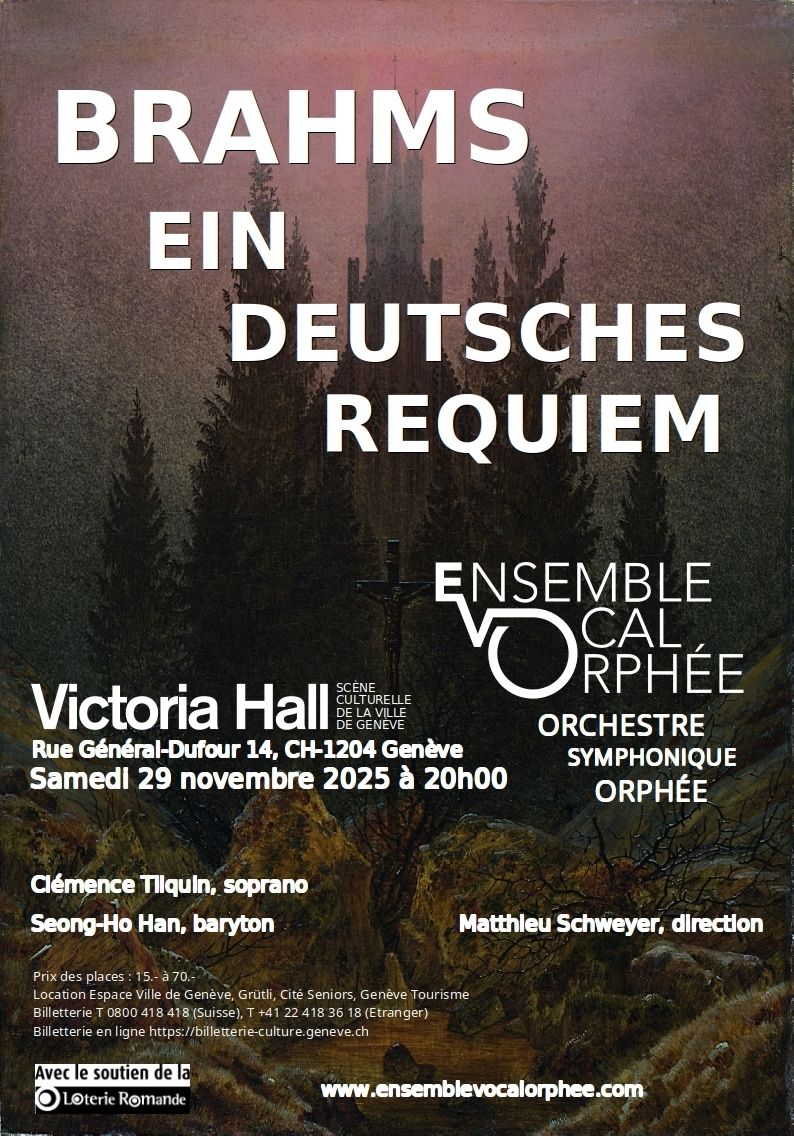 Ensemble Vocal Orphée, Orchestre Symphonique Orphée, Brahms – Ein ...