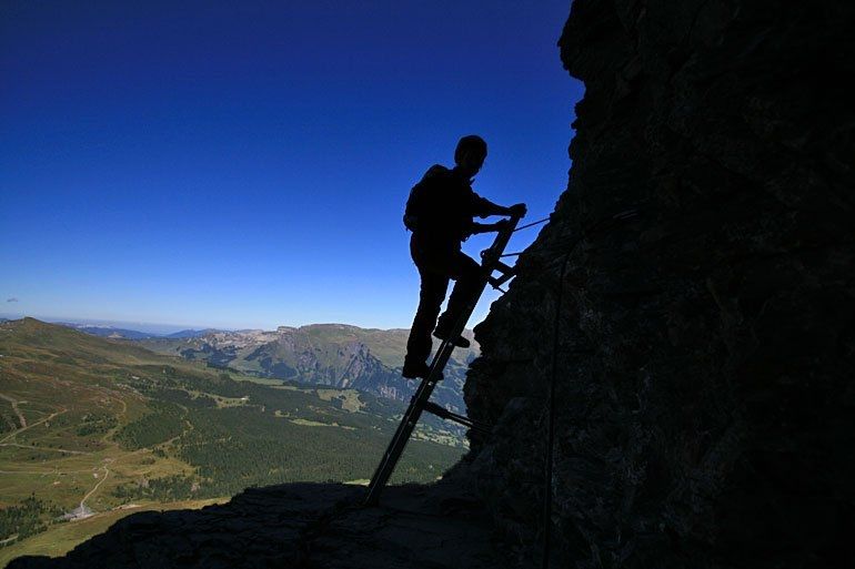Eiger-Rotstock - via ferrata with a feel of the North Face ...
